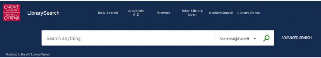 SearchAll in LibrarySearch - Newyddion y Llyfrgell | Library News ...